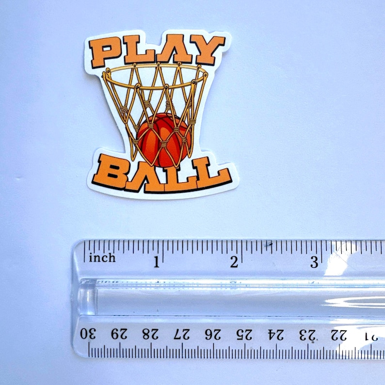 Basketball Sticker Set – Sports Player Ball Laptop Scrapbook Decals - Etsy