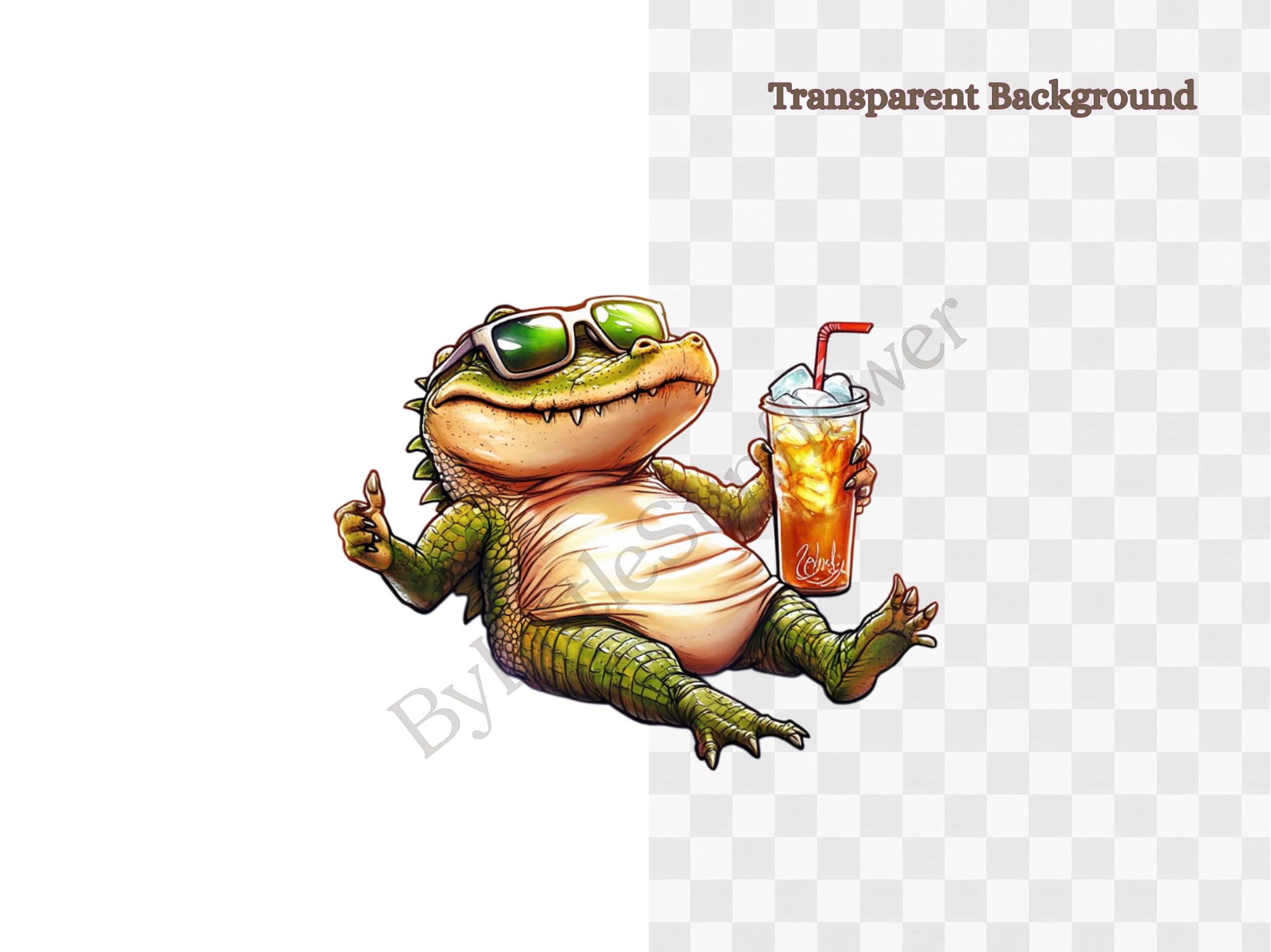 Summer Pool Party Animals Clipart Bundle: Tropical PNG Graphics ...