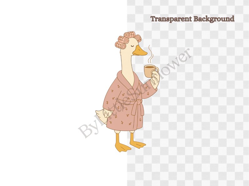 Silly Goose Clipart Bundle: Funny Cartoon Goose PNG (digital Download ...
