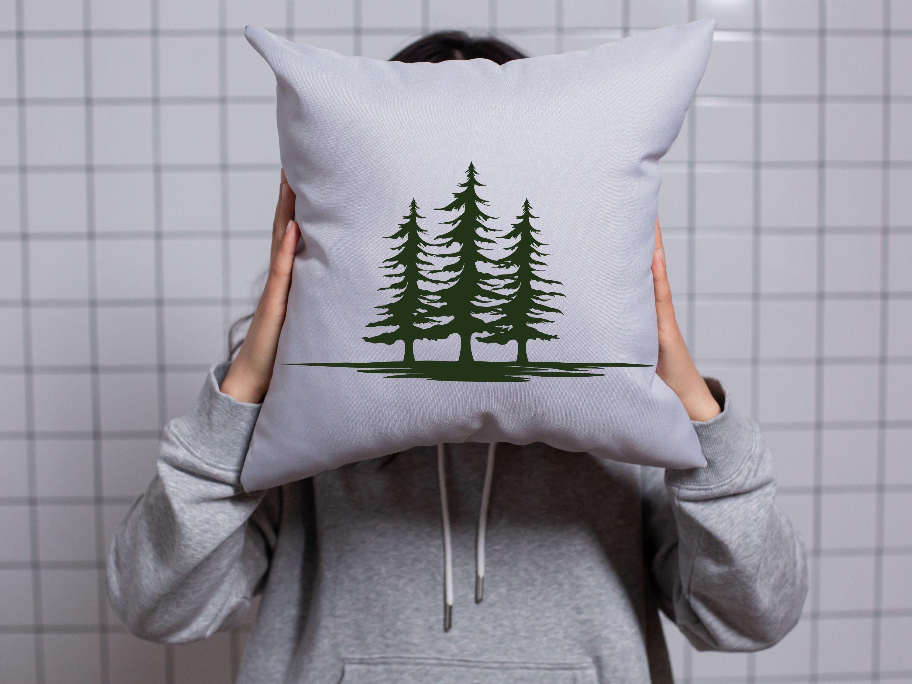 Pine Tree SVG Bundle | Evergreen Tree Clipart, Forest Silhouettes | Cut ...