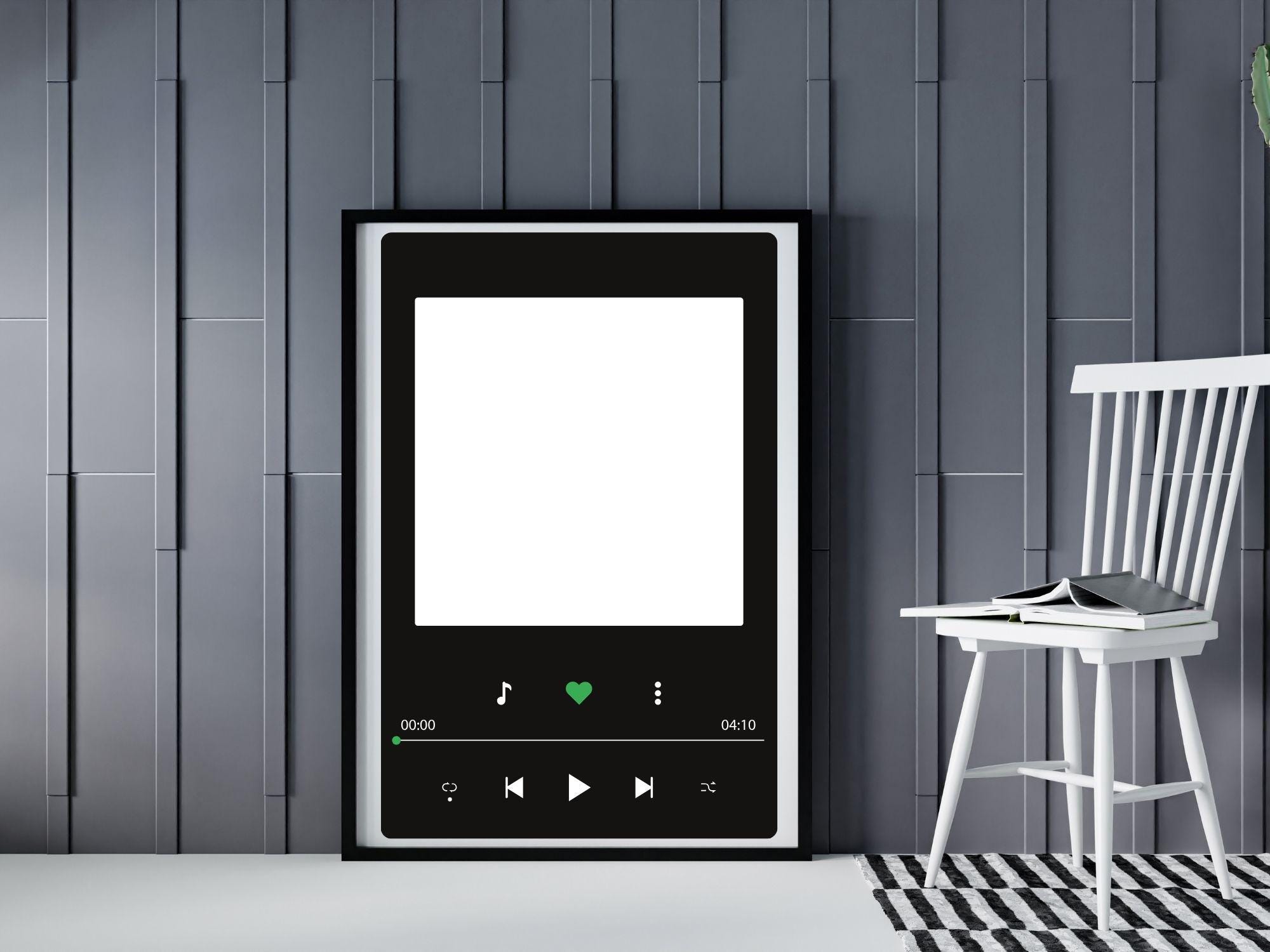 Spotify Music Player SVG: Song Art Plaque Design (digital Download) - Etsy