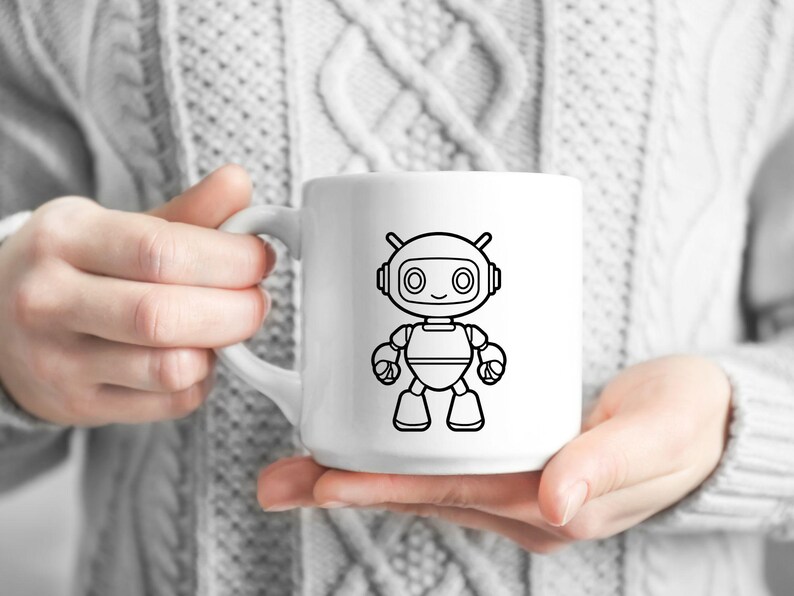 Robot SVG Bundle, Robot PNG Bundle, Robot Clipart, Robot SVG Cut Files ...