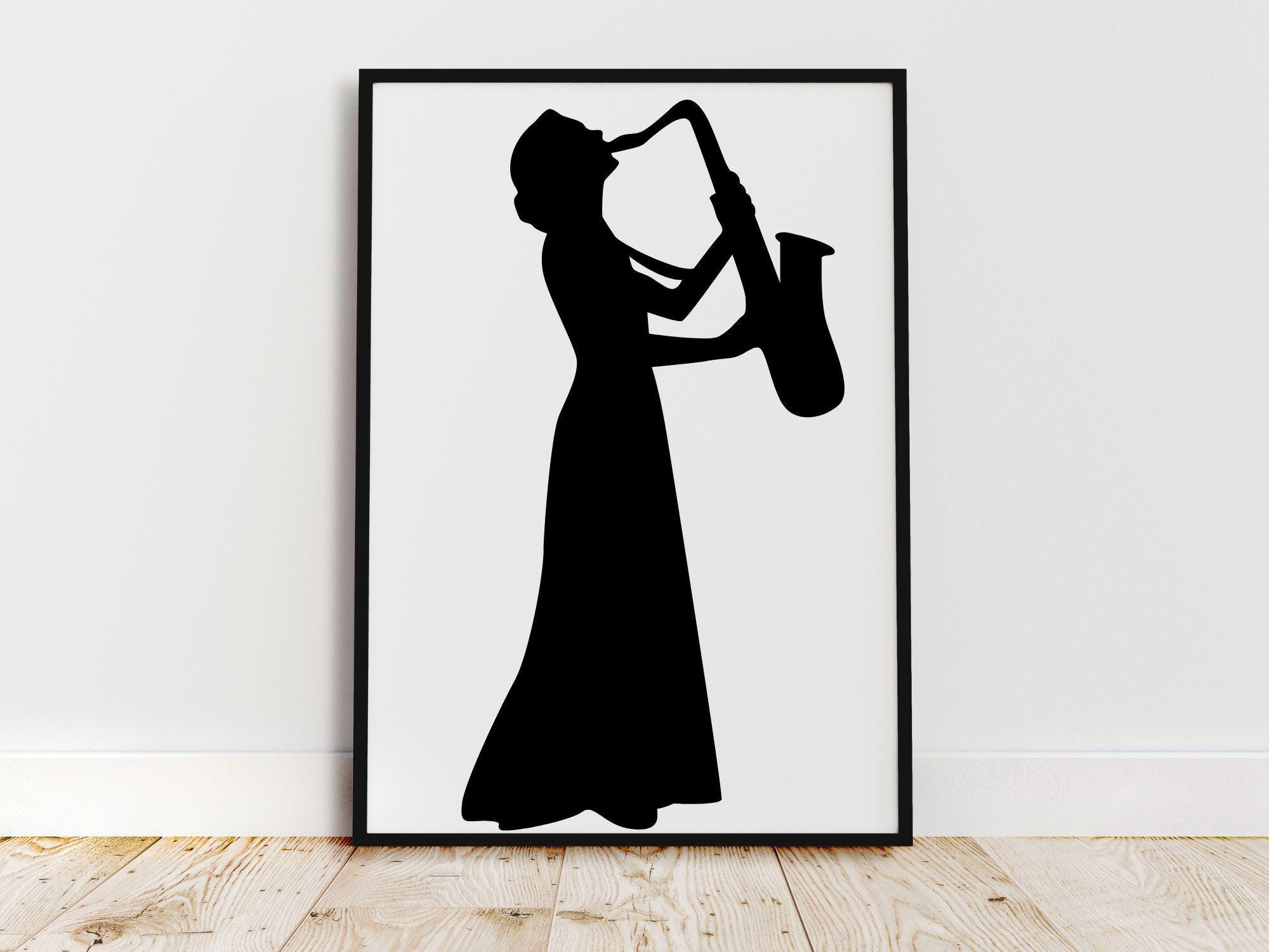 Saxophone SVG Bundle, Jazz Music Clipart, Sax Player, Musical ...