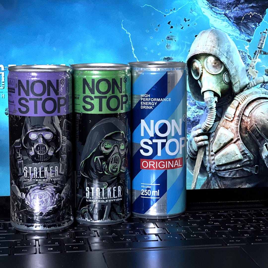 Non Stop STALKER Energy Drink Set | Limited Collector’s Edition | 3 ...
