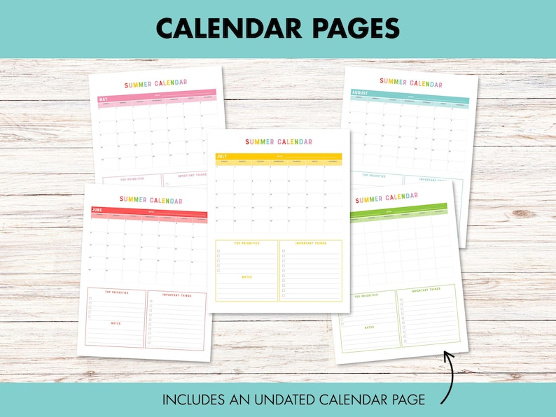 Summer Camp at Home Planner, 12 Weeks of Themed Activity Ideas ...