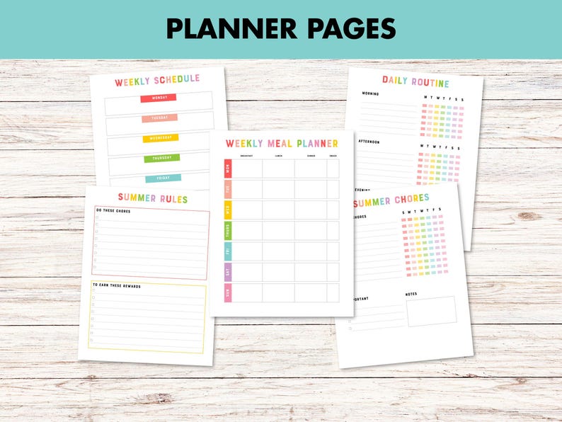 Summer Camp at Home Planner, 12 Weeks of Themed Activity Ideas ...