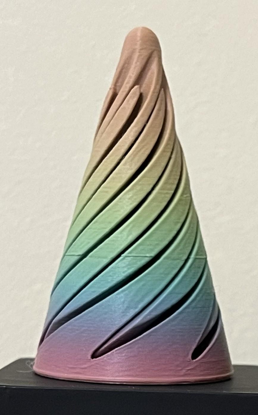 Infinity Spiral Fidget Cone | 3D Printed | Stress Reliever | Desk Toy ...
