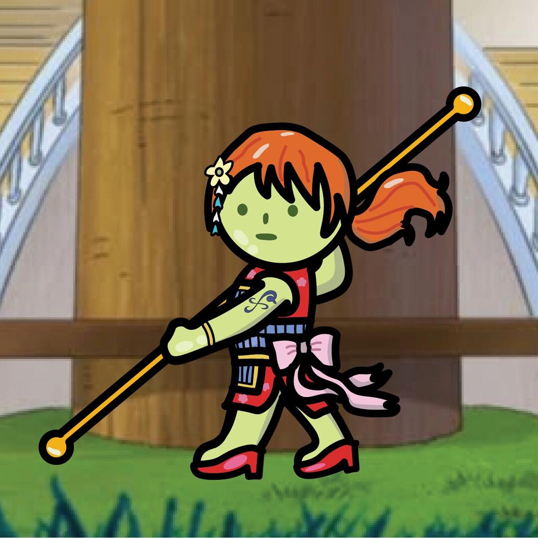 Nami One Piece Smiski Handcut Glow in the Dark Sticker - Etsy