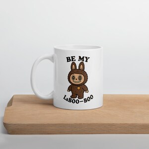 Labubu "be My Laboo-boo" White Glossy Mug - Etsy