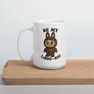 Labubu "be My Laboo-boo" White Glossy Mug - Etsy