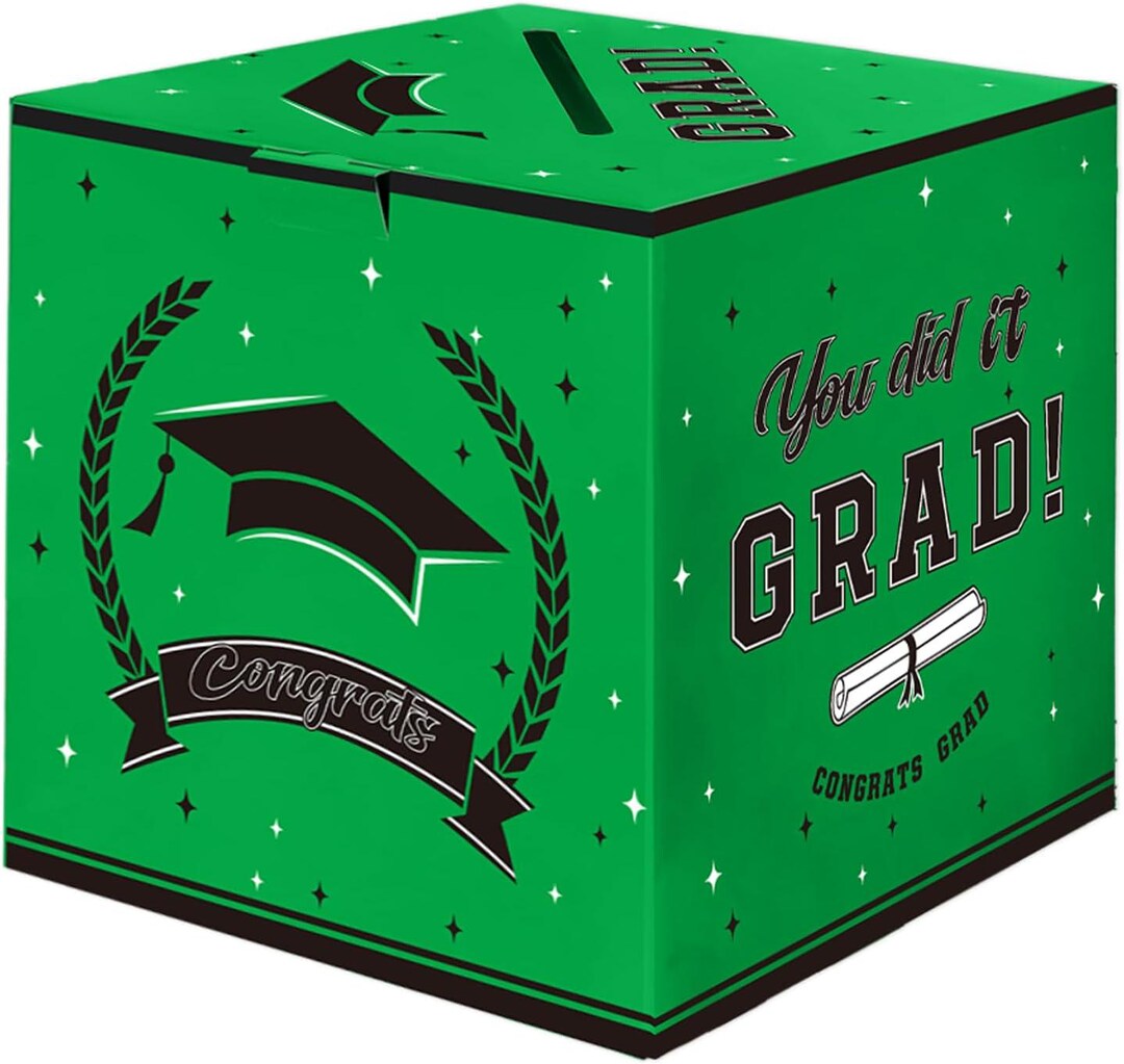 Graduation Card Box 2025 Graduation Party Decorations Supplies Card Box ...