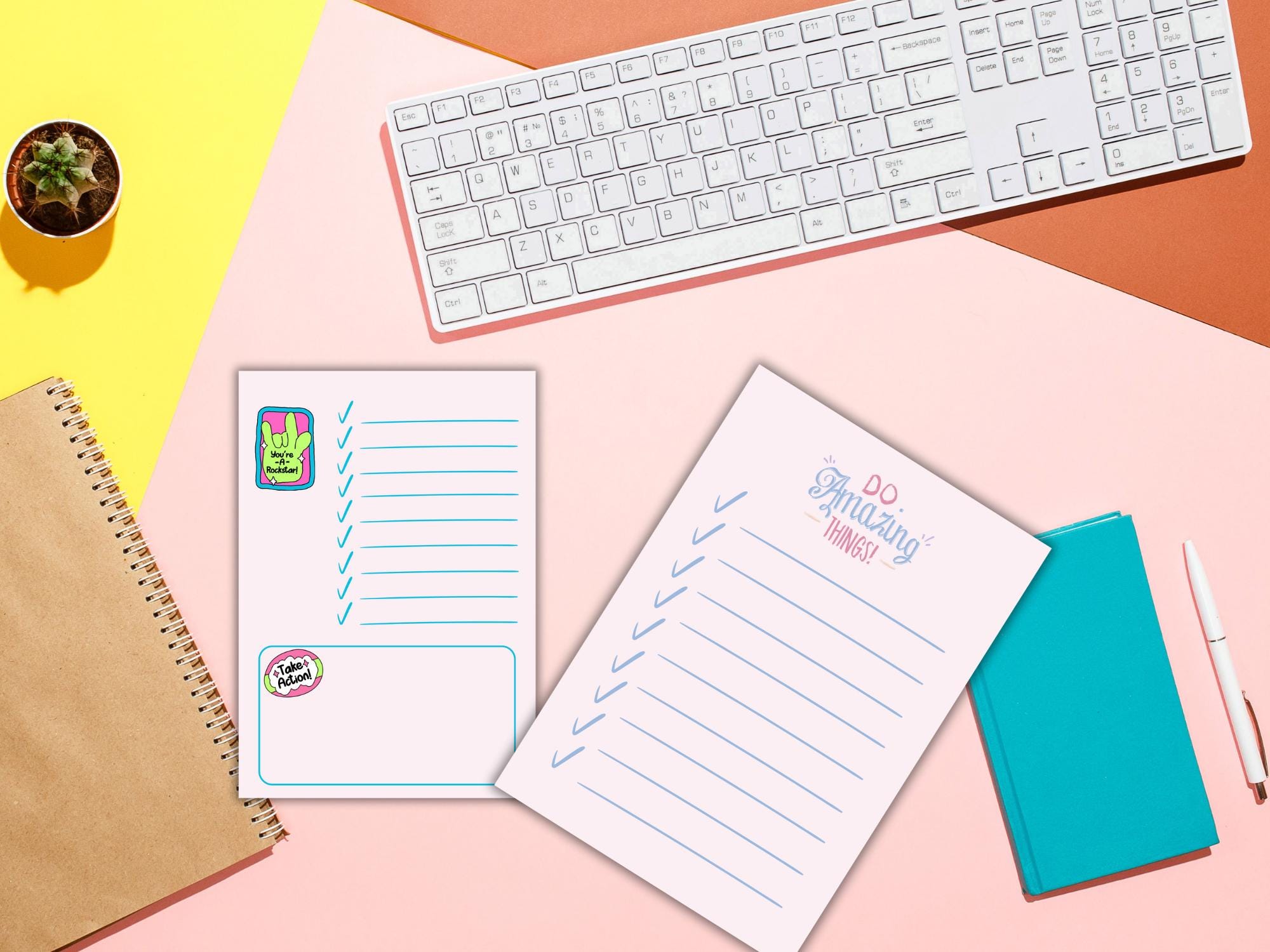 Editable Notepad,printable Notes,digital Notepad Template,daily Notes ...