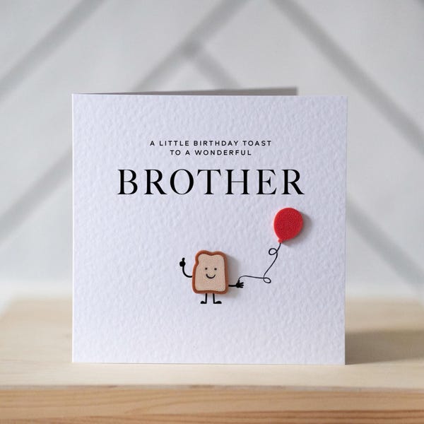 Birthday Card Brother - Etsy UK