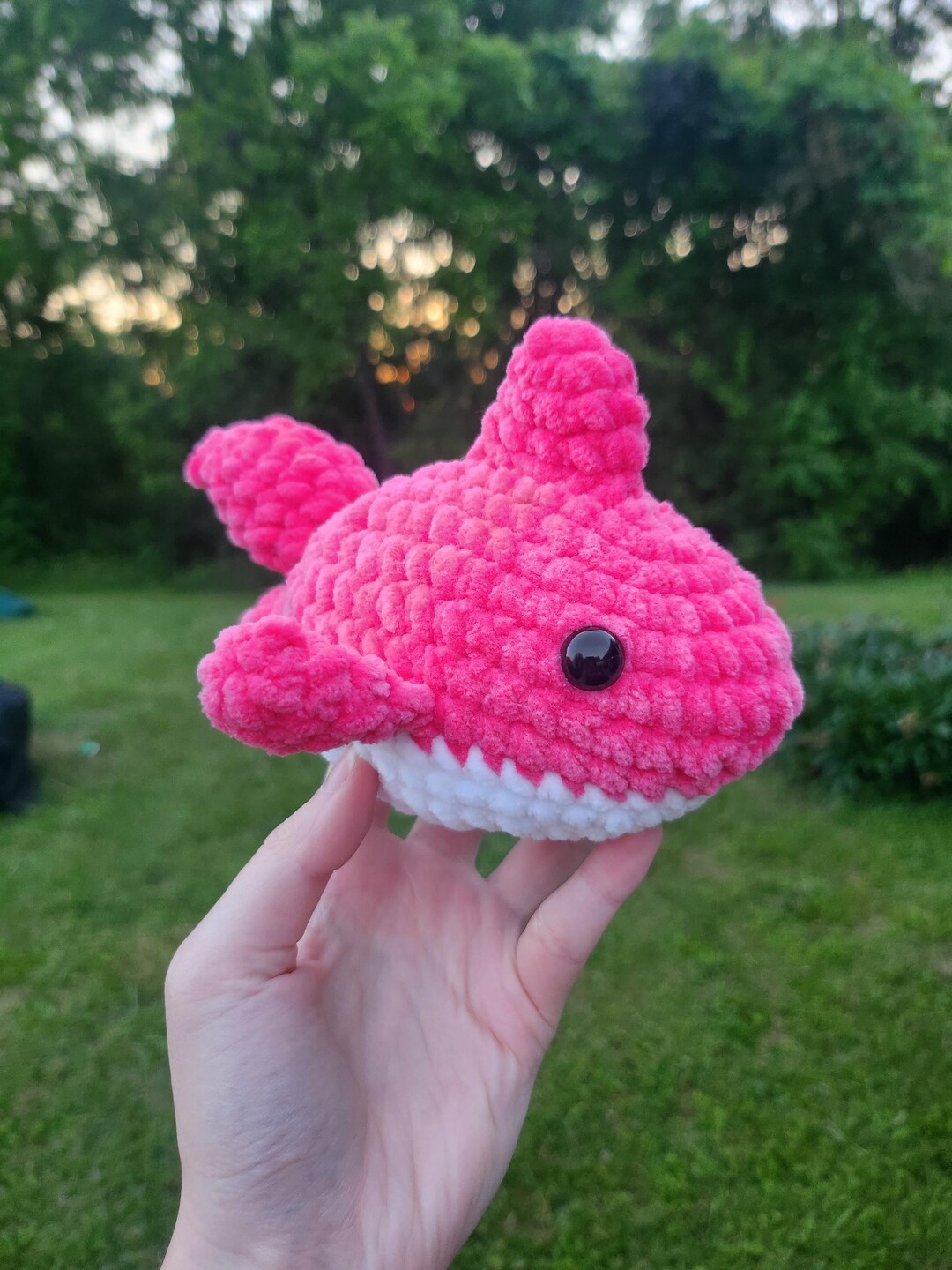 Crochet Mini/baby Shark Plush | Shark Amigurumi | Handmade Gift ...