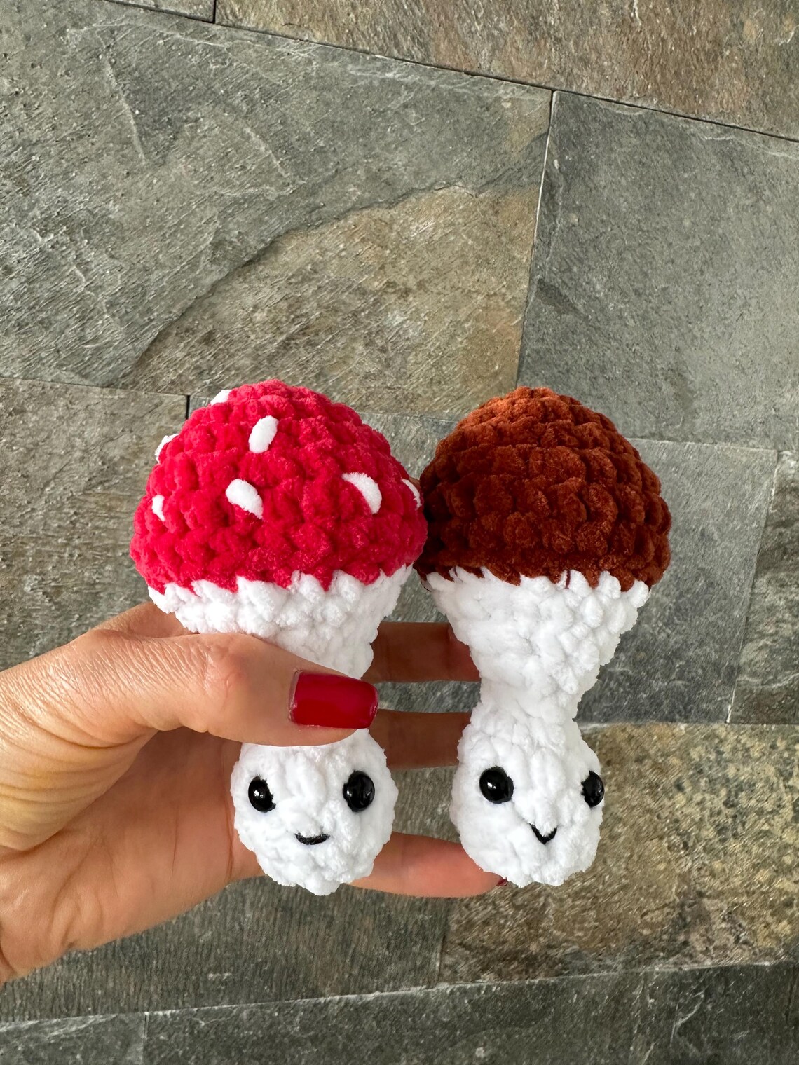 No Sew. CROCHET PATTERN Mushroom.keychain Mushroom. English PDF Pattern ...