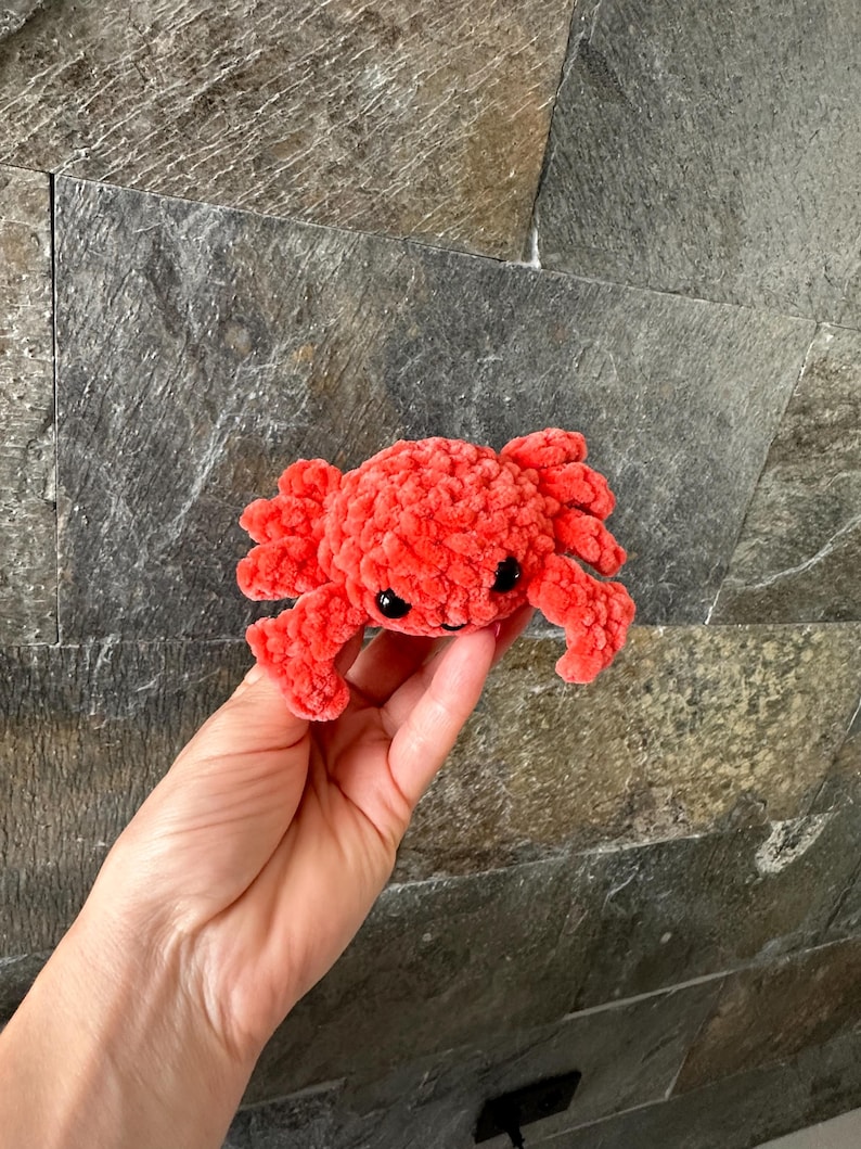 CROCHET PATTERN "crab". English PDF Instructions. Amigurumi Crab ...