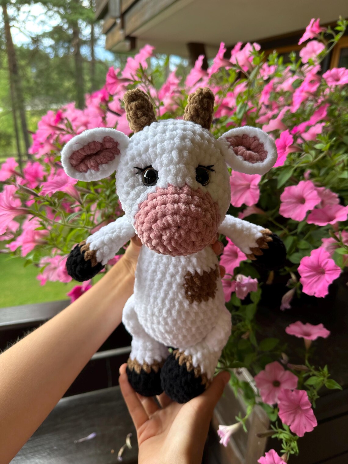CROCHET PATTERN " Cow". English PDF Pattern. Stuffed Cow. Amigurumi Cow ...