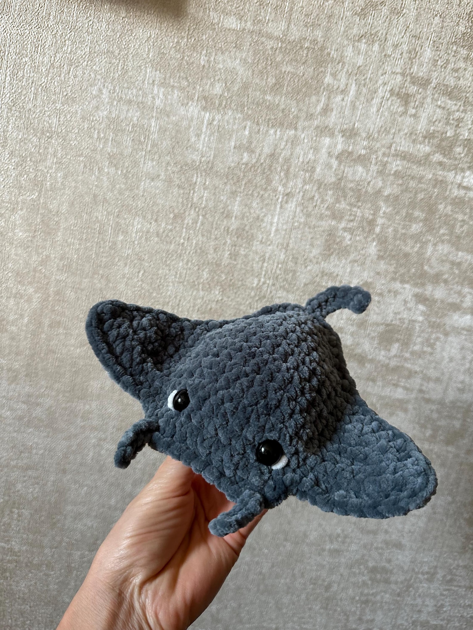 CROCHET PATTERN " Stingray. Manta Ray". English PDF Pattern. Amigurumi ...