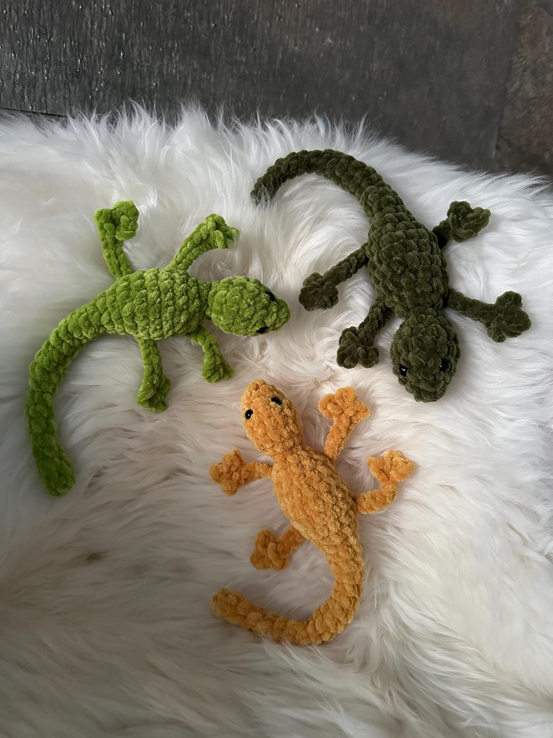 No Sew CROCHET PATTERN " Lizard". English PDF Pattern With Photos ...