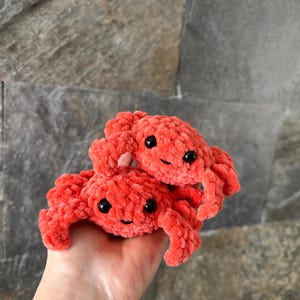 CROCHET PATTERN "crab". English PDF Instructions. Amigurumi Crab ...