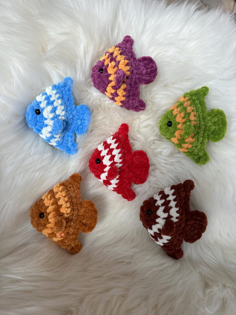 CROCHET PATTERN "fish" . English PDF Pattern With Photos. Amigurumi ...