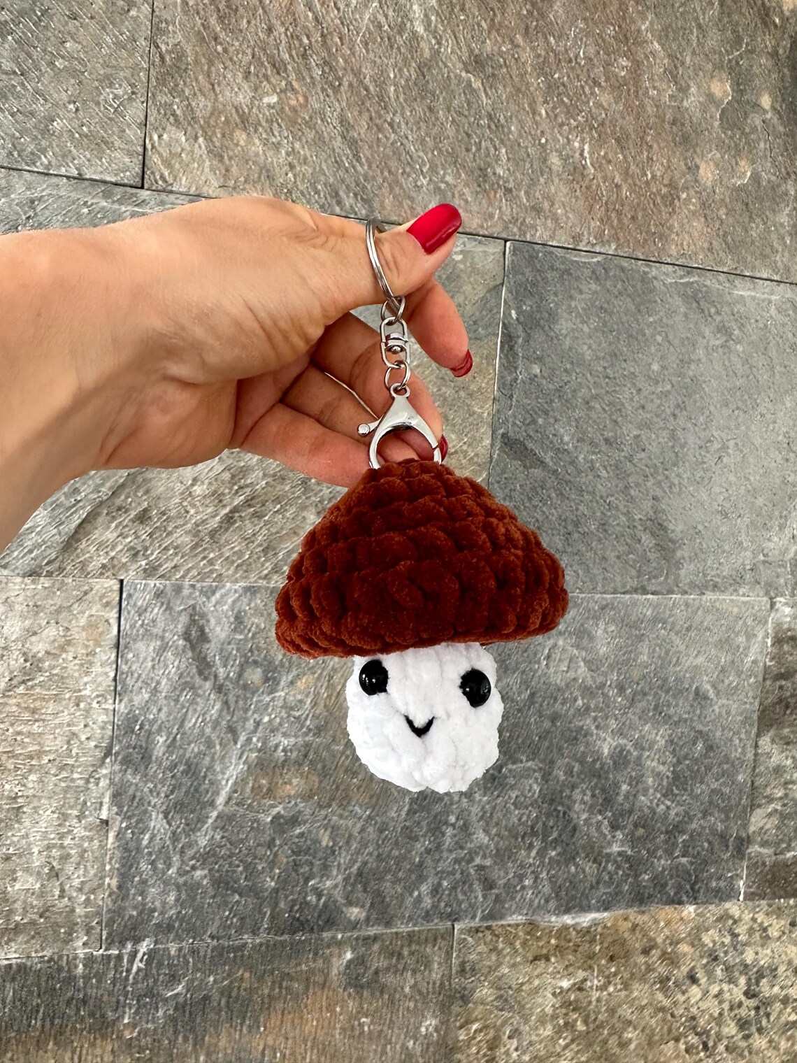 No Sew. CROCHET PATTERN Mushroom.keychain Mushroom. English PDF Pattern ...