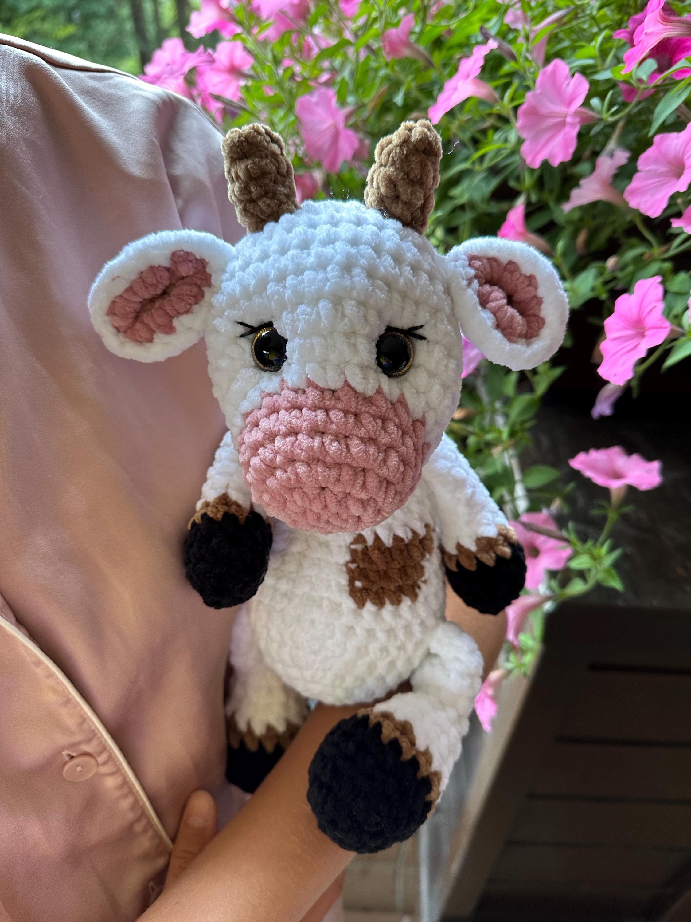 CROCHET PATTERN " Cow". English PDF Pattern. Stuffed Cow. Amigurumi Cow ...