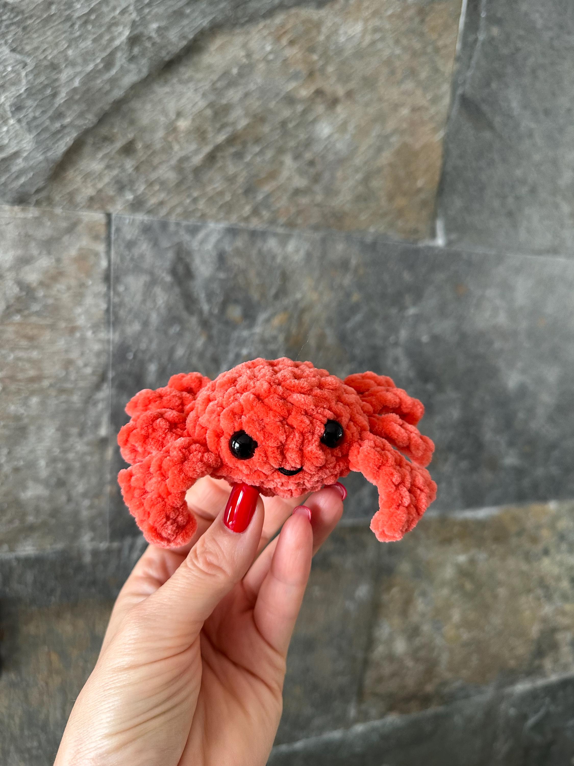 CROCHET PATTERN "crab". English PDF Instructions. Amigurumi Crab ...