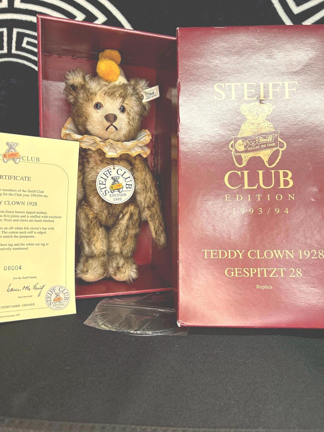 Steiff Bear Teddy Clown - Etsy