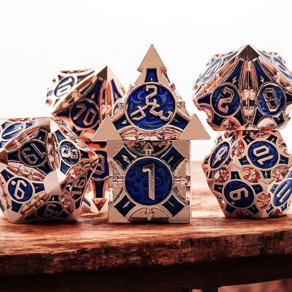 Metal Moon Dice - Etsy