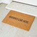 Baddies Live Here Doormat: Funny Welcome Mat - Bold Apartment Decor - Etsy