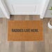 Baddies Live Here Doormat: Funny Welcome Mat - Bold Apartment Decor - Etsy