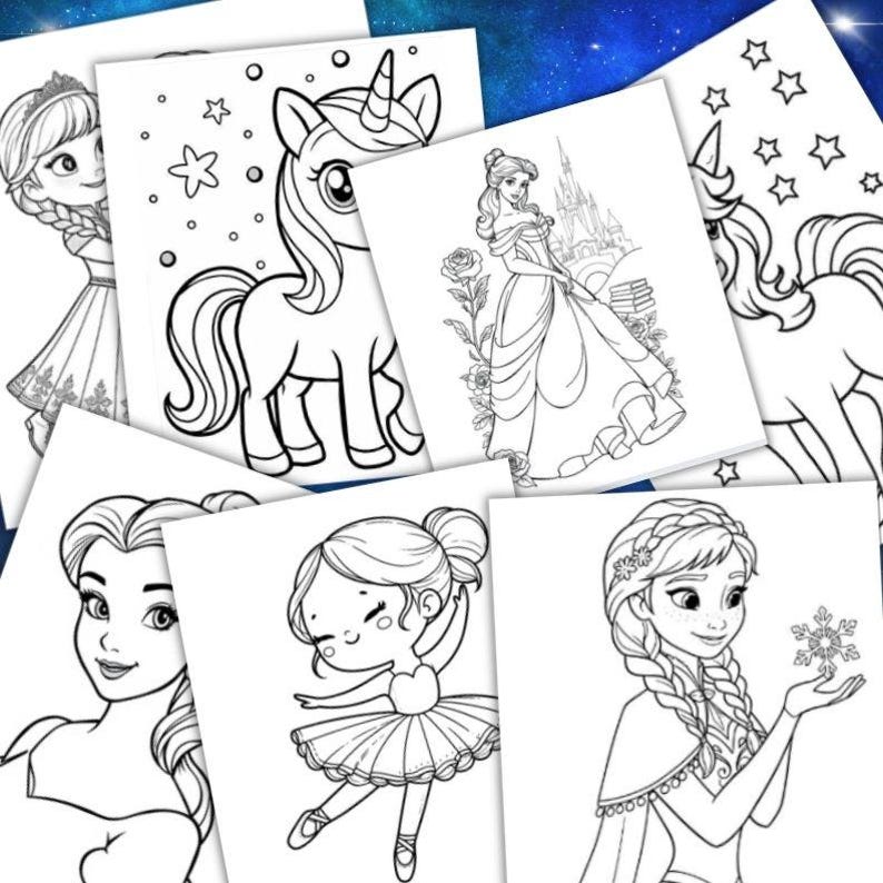 Disneyland Coloring Pages, Disney-themed Coloring Sheets for Kids ...