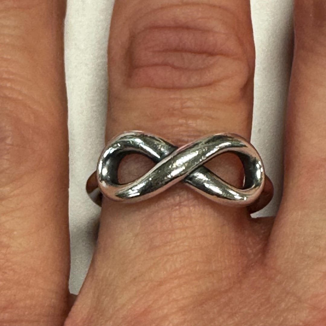 Sterling Silver James Avery Infinity Ring - Etsy