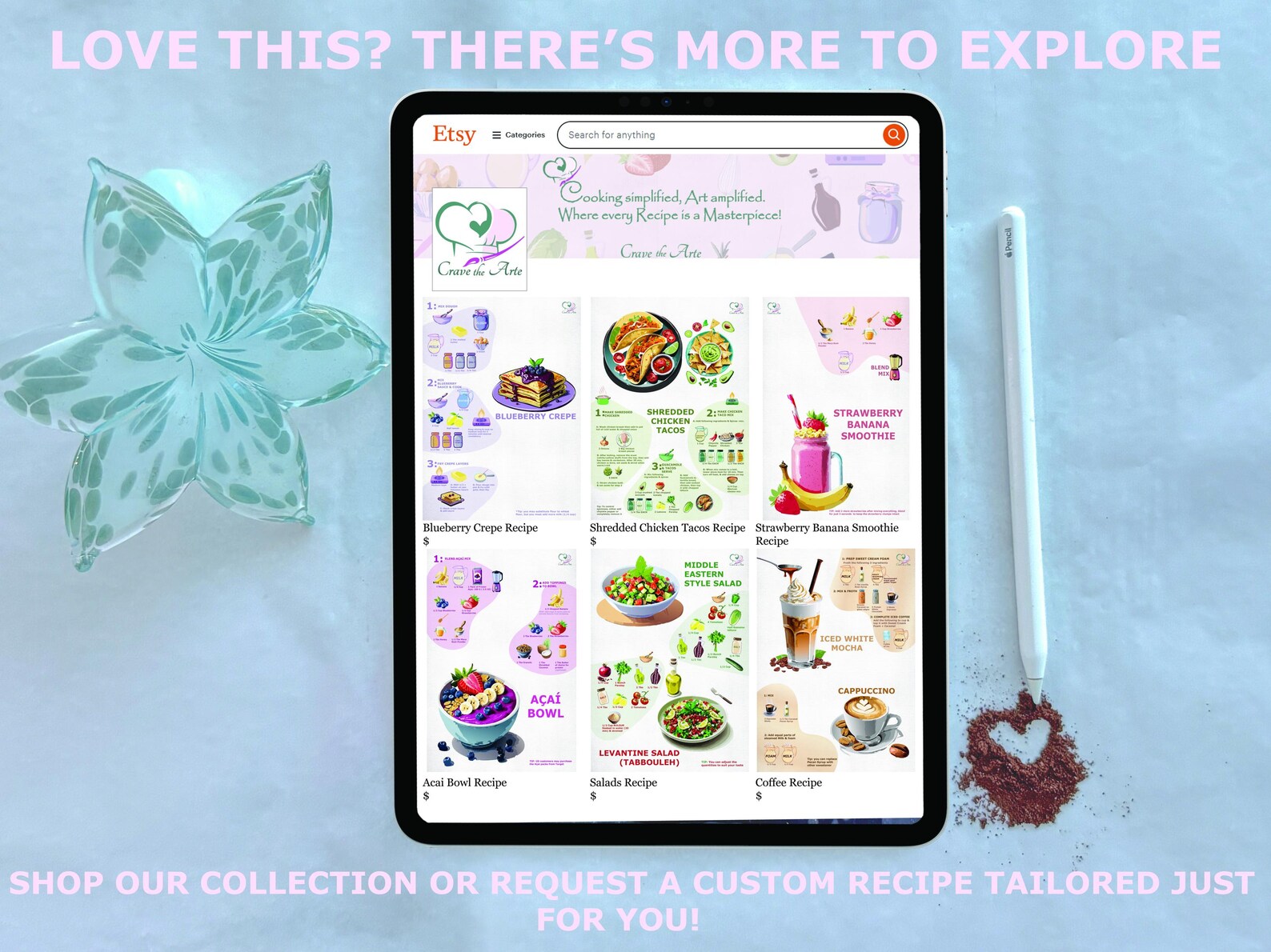 Tropical Acai Bowl Recipe Inspiration, Printable Gift Idea for Mom ...