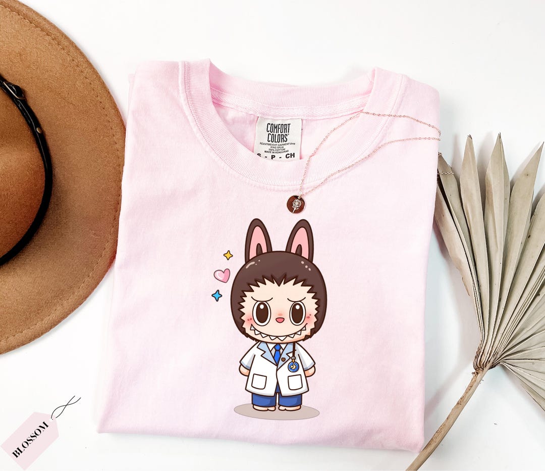 Labubu Shirt, Labubu Clothing, Labubu Custom Shirt, Pink Labubu ...