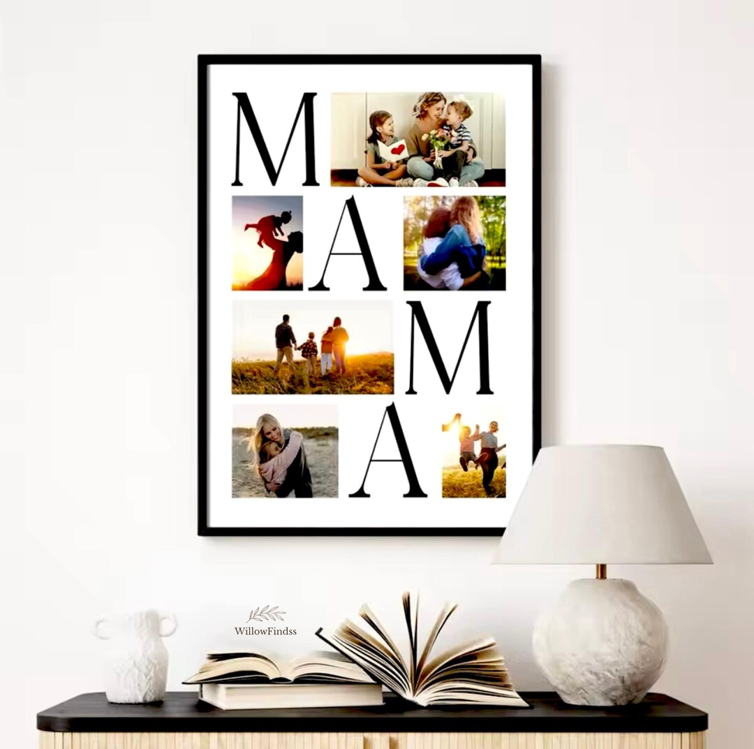 Personalized Mom and Dad Photo Collage Print Gift - Custom Family ...
