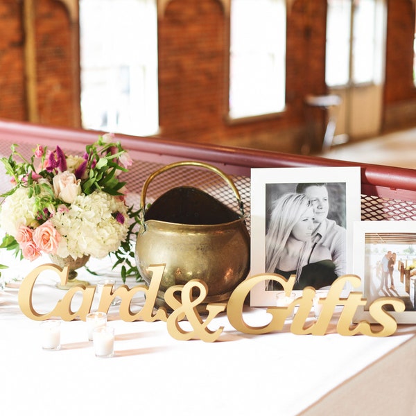 Standing Cards and Gifts Signs - 60+ Gift Ideas for 2024