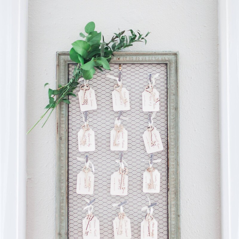 Key Place Cards - Etsy