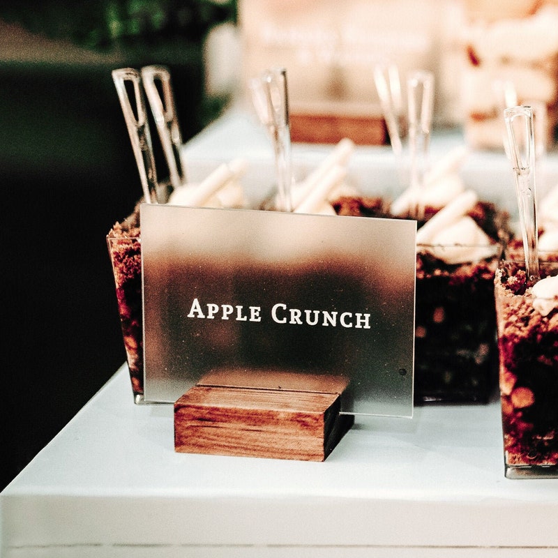 Buffet Menu Tags - Etsy