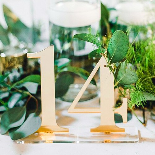 Wedding Table Numbers Table Numbers Wedding Party or Event - Etsy