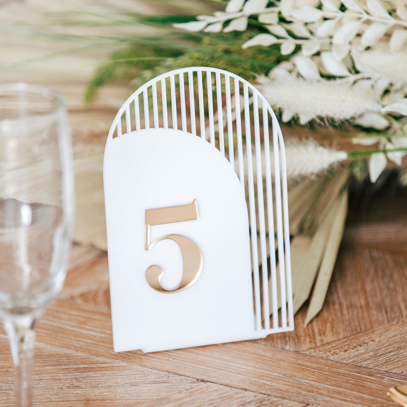 Arch Table Numbers - Etsy