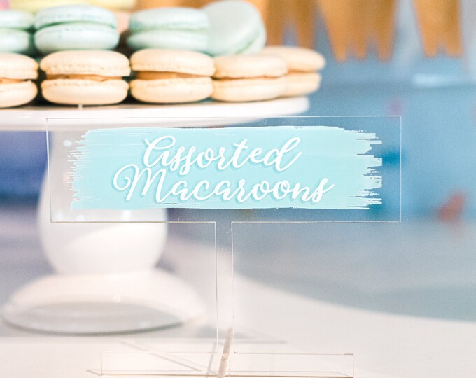 Beverage Food Signs, Acrylic Beverage Food Signs, Lucite Beverage Food ...