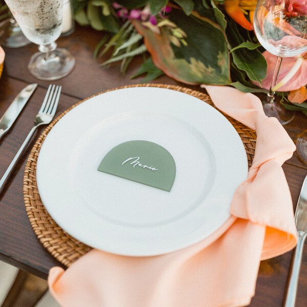 Acrylic Place Card - Etsy