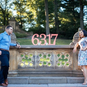 Large Date Sign Save the Date Photo Prop Sign for Engagement ...