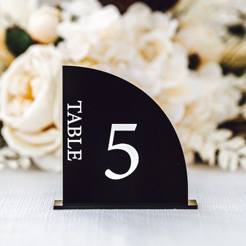 Wedding Arch Table Numbers Wedding Midcentury Modern Party - Etsy