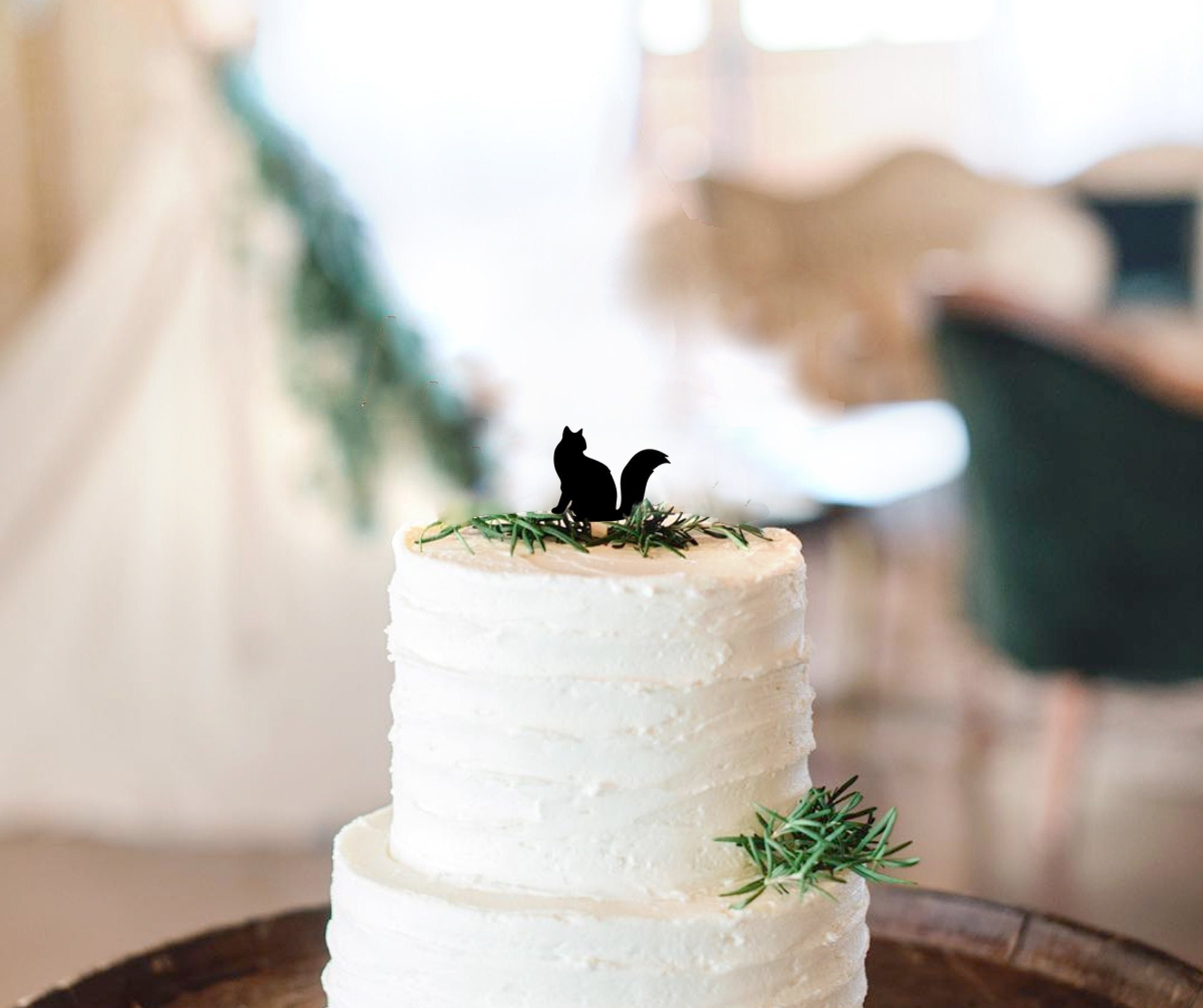 Cat Wedding Cake Topper