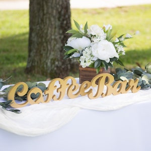 Wedding Bars Table Signs for Wedding Decor Donut Bar Beer Bar - Etsy