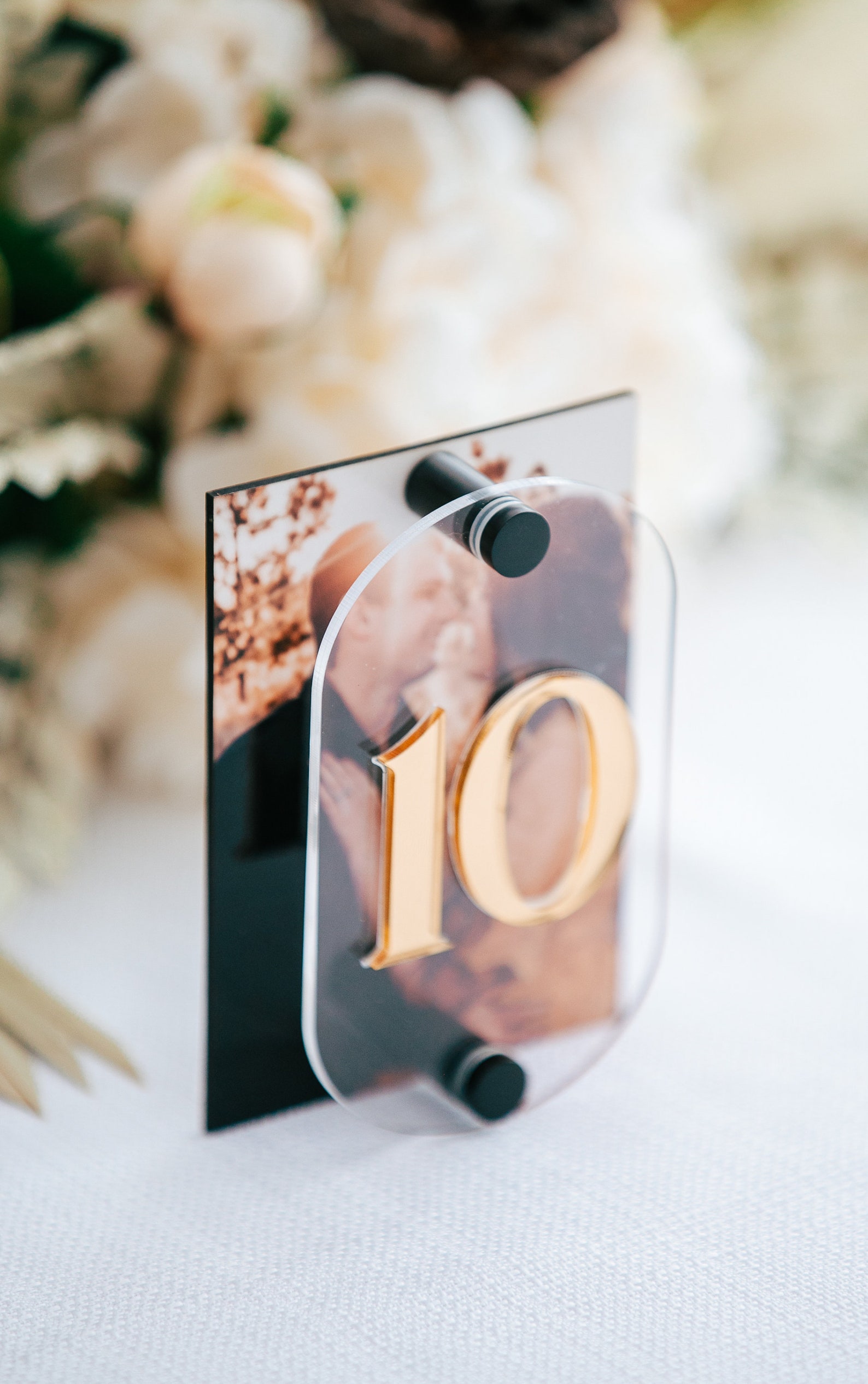 Wedding Table Numbers Custom Photo Wedding Modern Party Event - Etsy