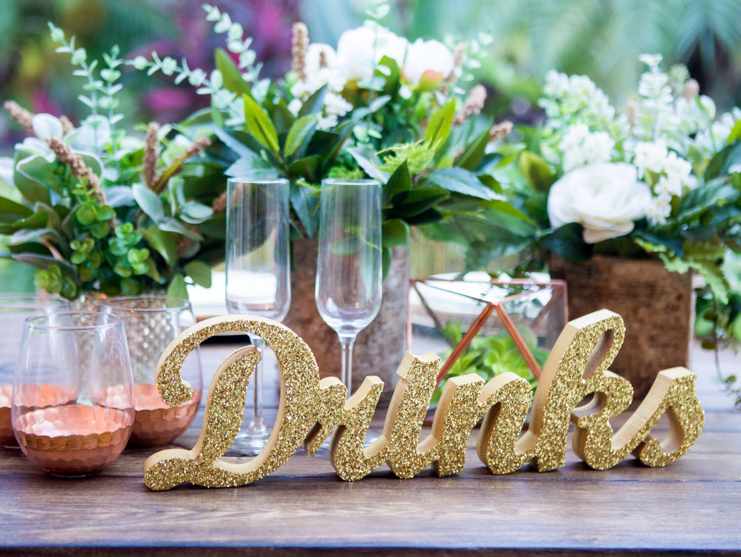 Drinks Table Sign for Wedding Table or Party Decor Wedding | Etsy